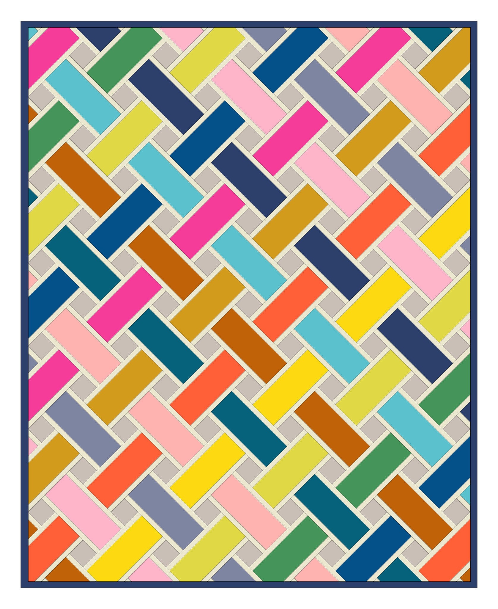 The Tessa Quilt Pattern Size Extension - Queen and King Sizes - Etsy