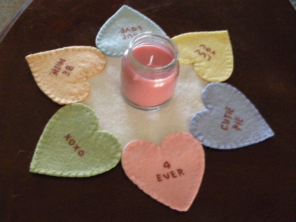 Wool/woolfelt Candle Mat Pattern - Etsy