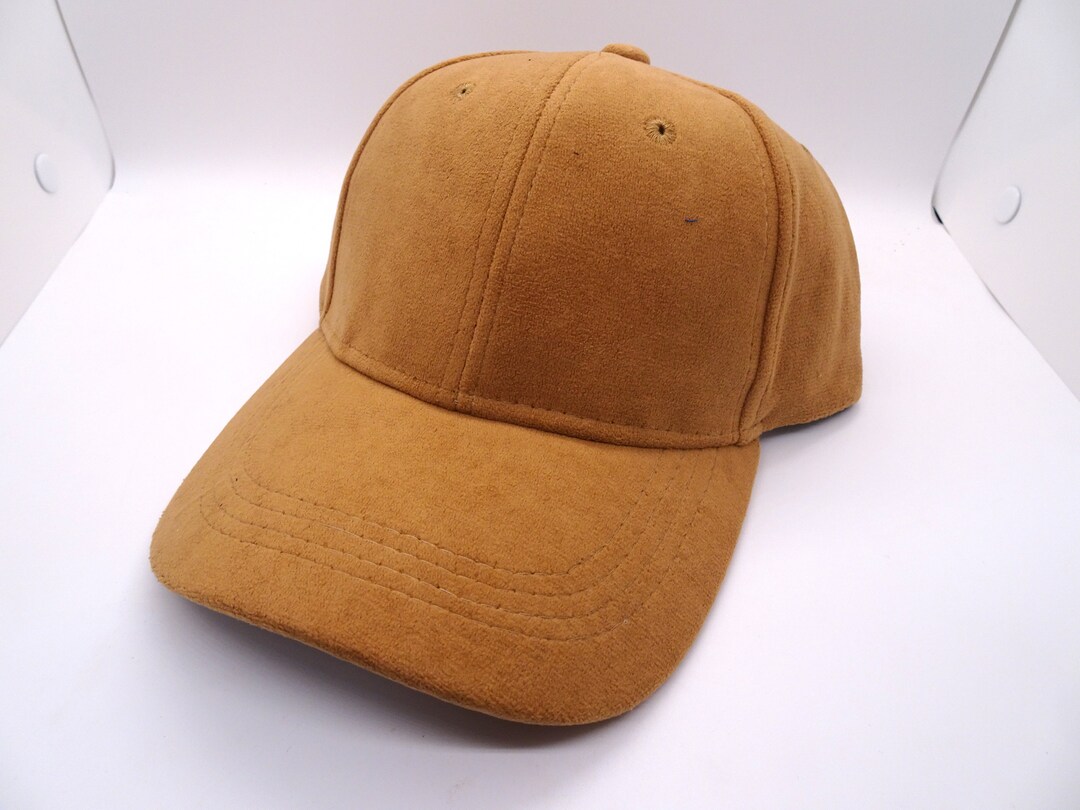 Tan Faux Suede Baseball Cap Great for Hat Burning - Etsy