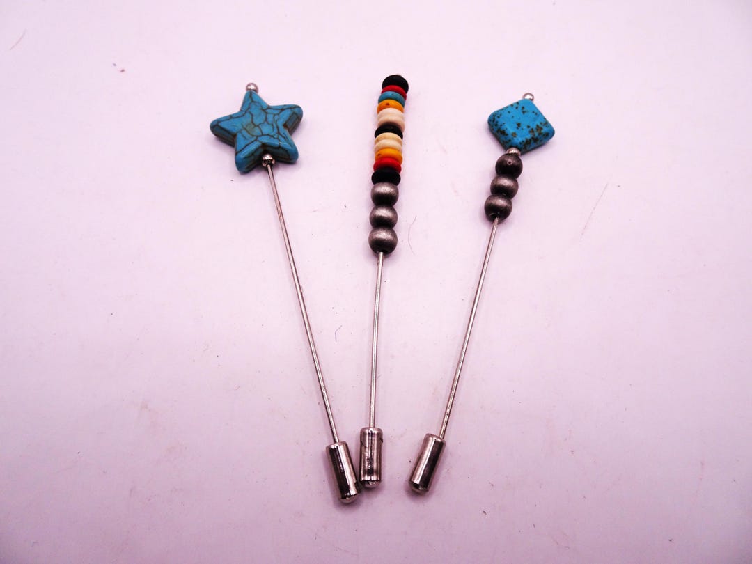 Stick Pins Hat Pins (3pcs) #stickpin1 - Etsy