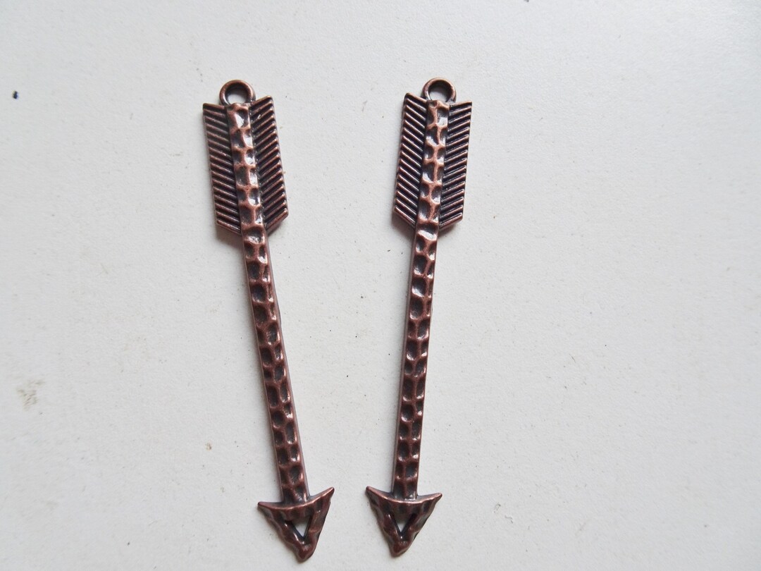 Antique Copper Arrow Cowgirl Western Findings 2pcs RM-492 - Etsy