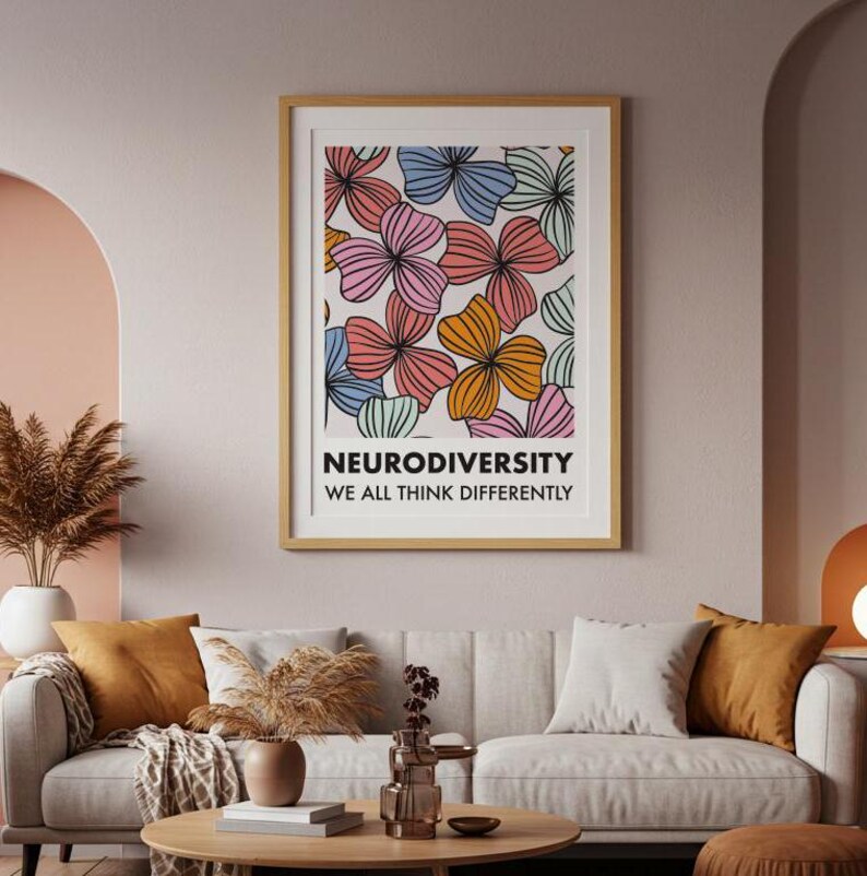 Neurodiversity Poster We All Think Differently Neurodiversity Therapy ...