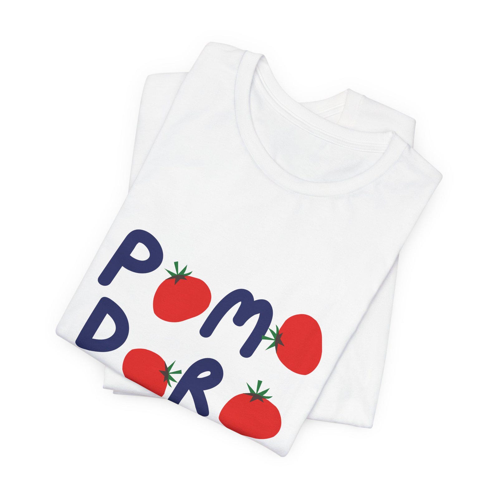 Pomodoro Tomatoes Graphic Tee, Pomodoro With Tomato Icons T-shirt, Cute ...