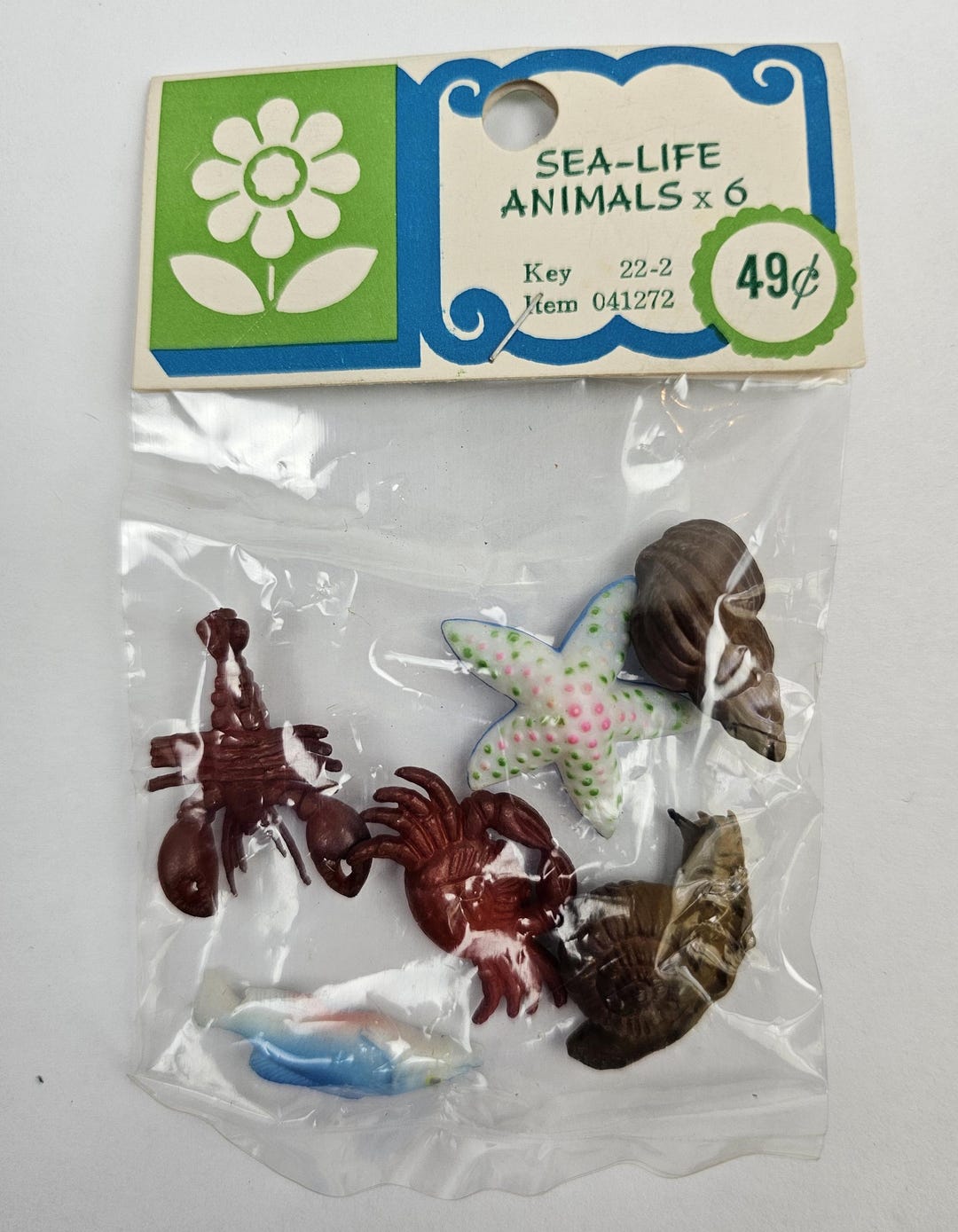 Mini Sea Life Animal Set, Miniature Ocean Creatures, Mini Star Fish ...