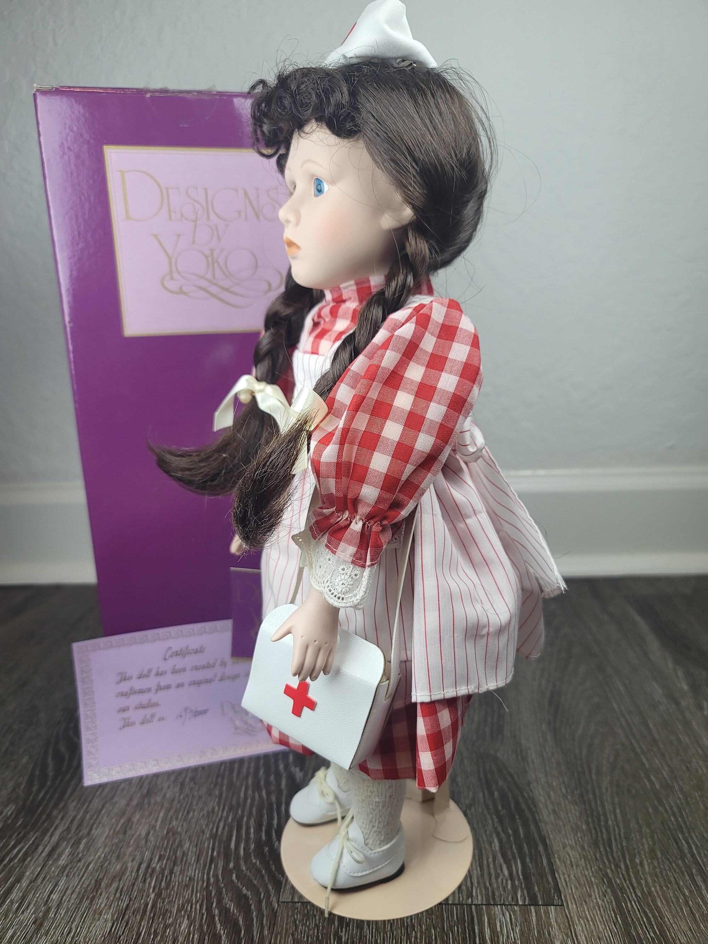 LIMITED Porcelain Doll Designs by Yoko Candy Nurse Doll in - Etsy