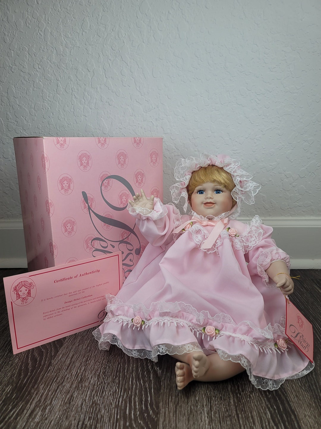Design Debut Porcelain Doll, Wendy Baby Doll, Soft Body, in Box W ...