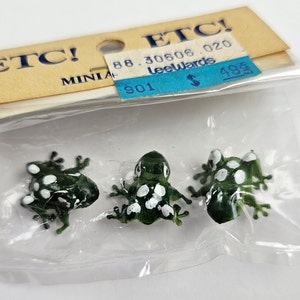 Vintage Miniature Frog Set, Dollhouse Frog, Dollhouse Animals, Tiny ...