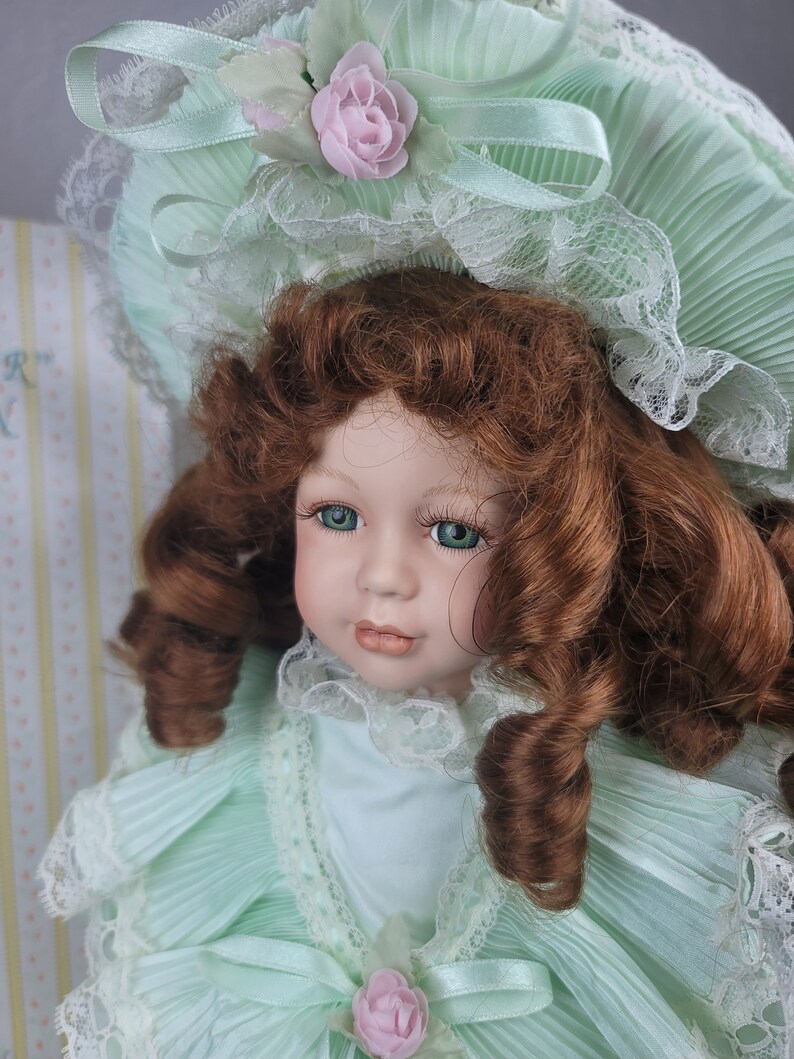Seymour Mann 18 Porcelain Doll, Georgette, in Box Original Tag, Antique ...