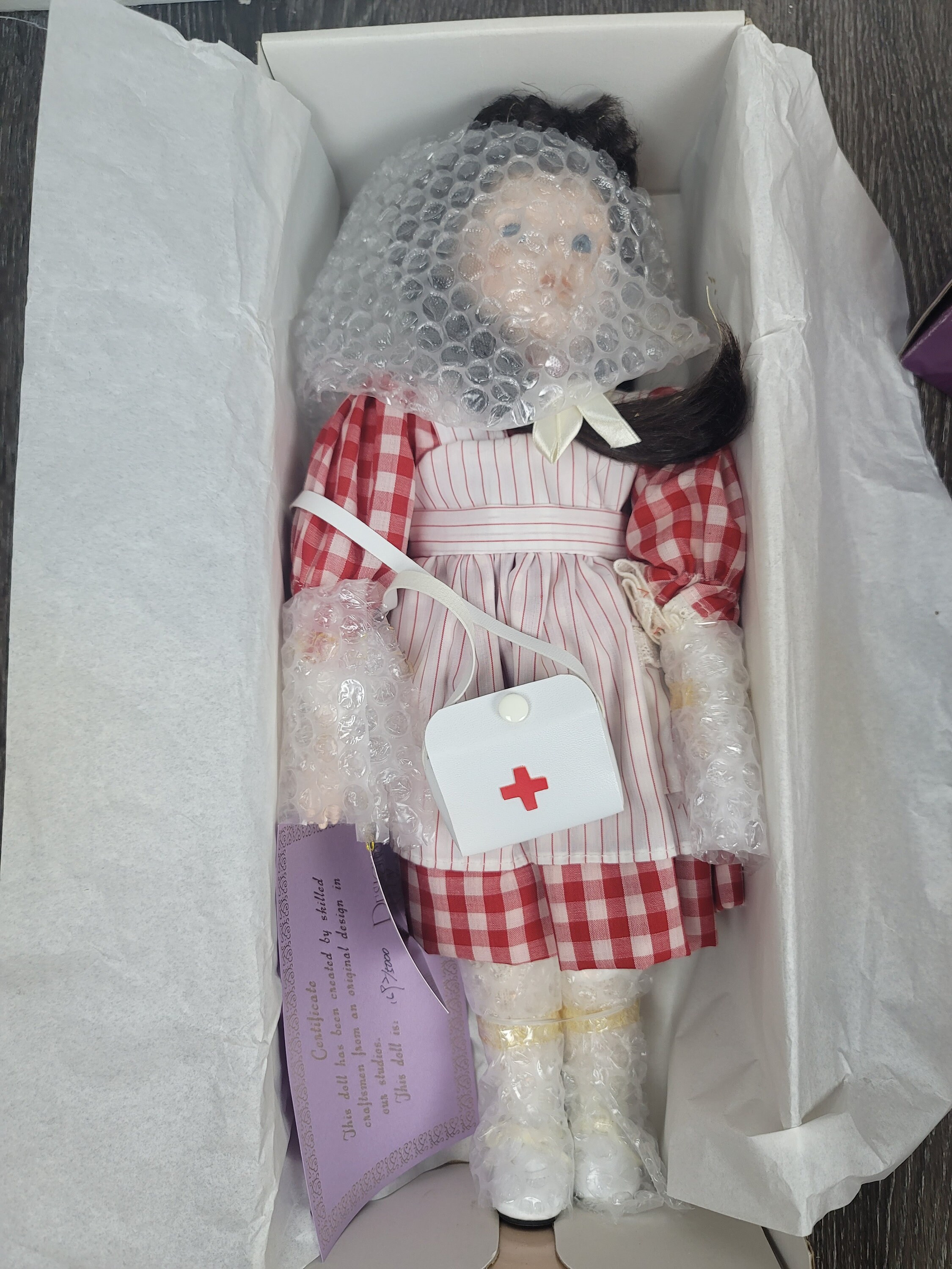 LIMITED Porcelain Doll Designs by Yoko Candy Nurse Doll in - Etsy