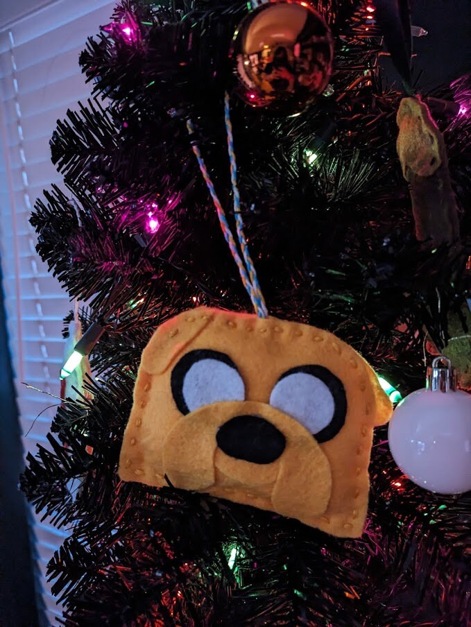 Jake the Dog Adventure Time Holiday Ornament - Etsy