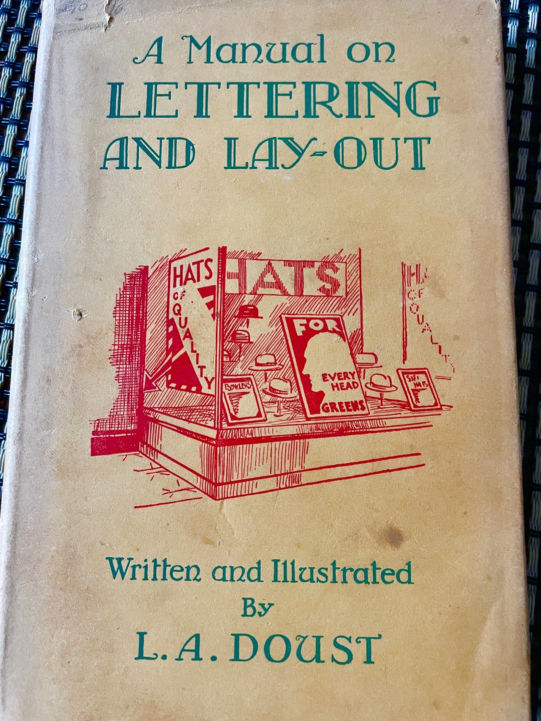 Vintage Sign Writing Book,a Manual on Lettering and Lay-out by L.a ...