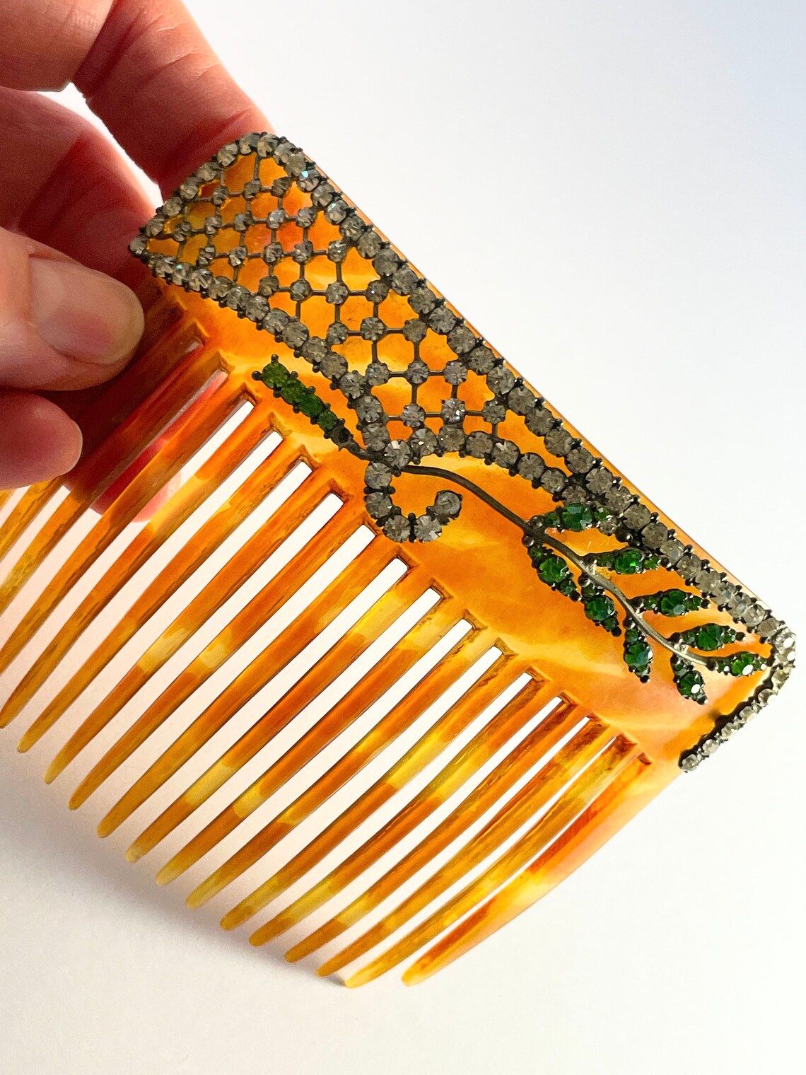 Vintage Hair Comb Faux Tortoise Shell Hair Comb Hair - Etsy