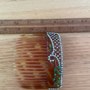 Vintage Hair Comb, Faux Tortoise Shell Hair Comb, Hair Accessory ...