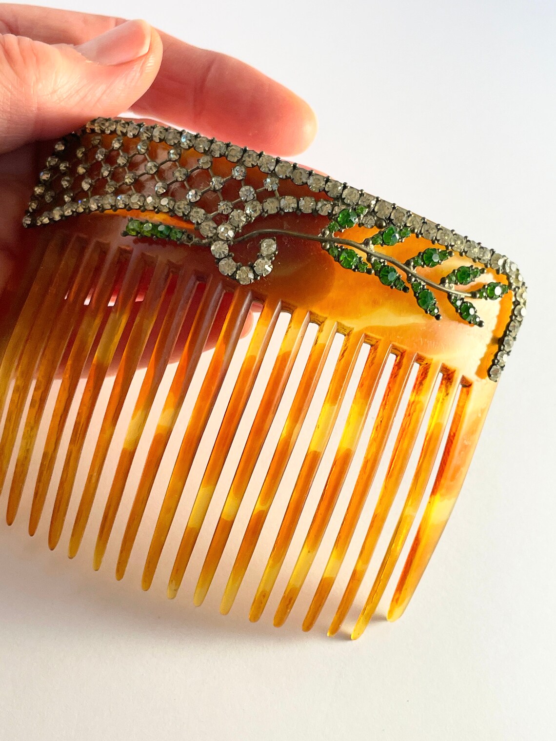 Vintage Hair Comb Faux Tortoise Shell Hair Comb Hair - Etsy