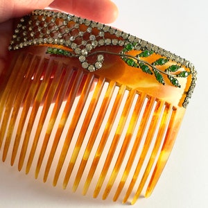 Vintage Hair Comb, Faux Tortoise Shell Hair Comb, Hair Accessory ...
