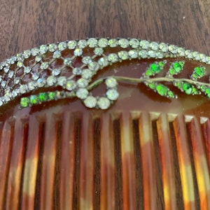 Vintage Hair Comb, Faux Tortoise Shell Hair Comb, Hair Accessory ...