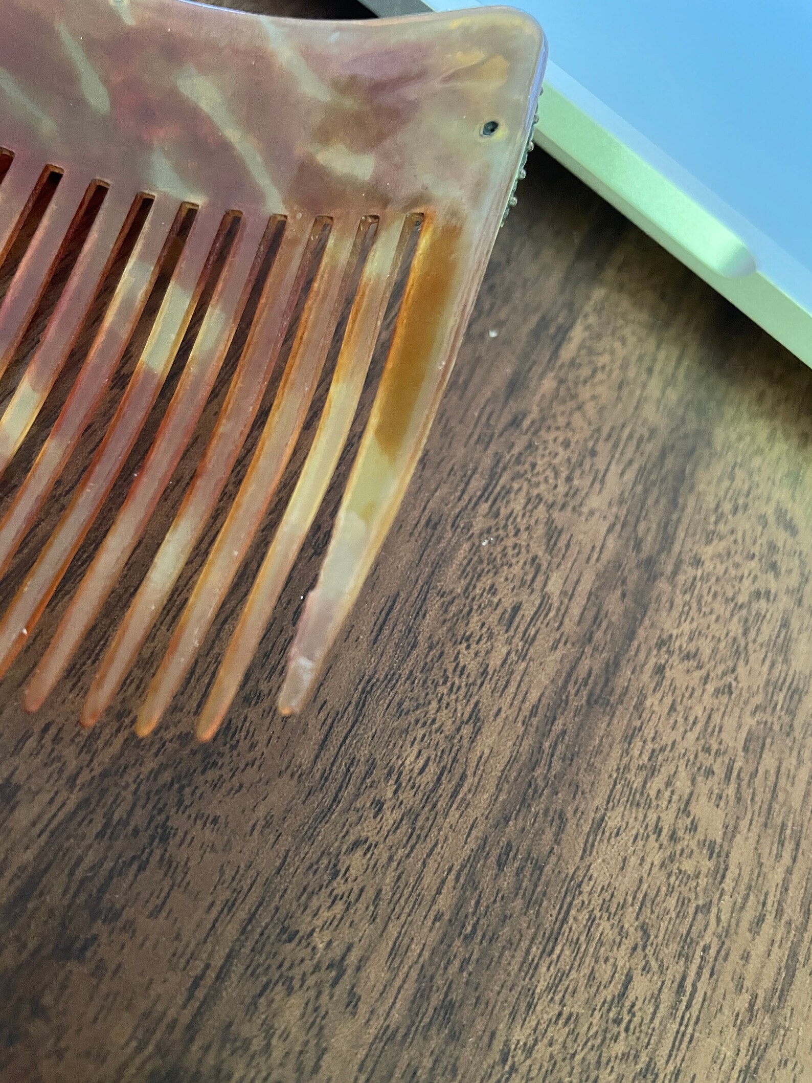 Vintage Hair Comb Faux Tortoise Shell Hair Comb Hair - Etsy