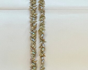 RARE Vintage Tasmanian Aboriginal Maireener Shell Necklace, Iridescent ...