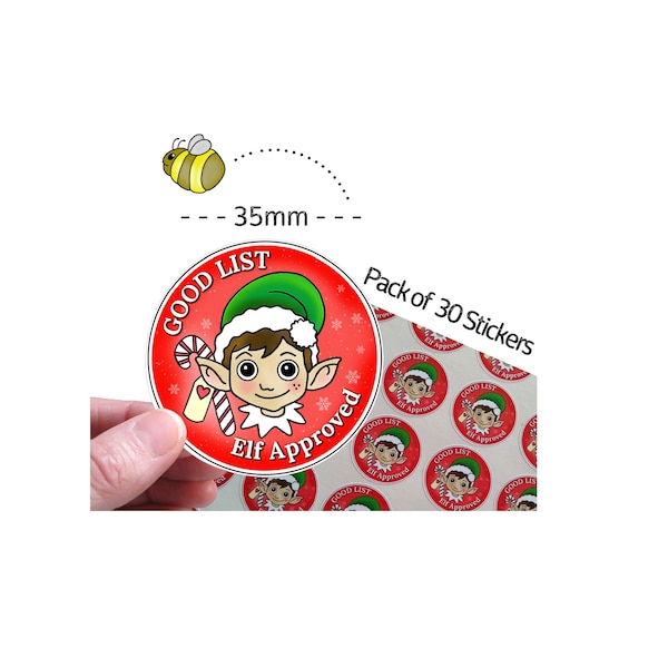 Elf Stickers - Etsy