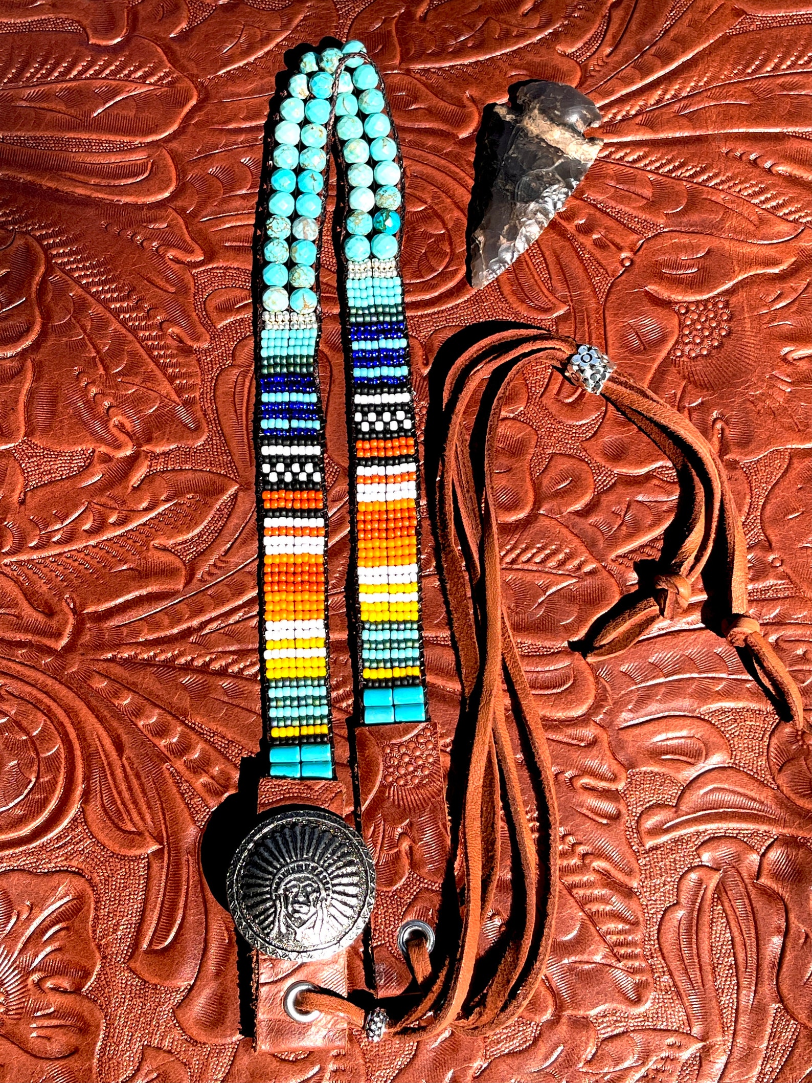 Serape Western Hatband, La Gringa - Etsy