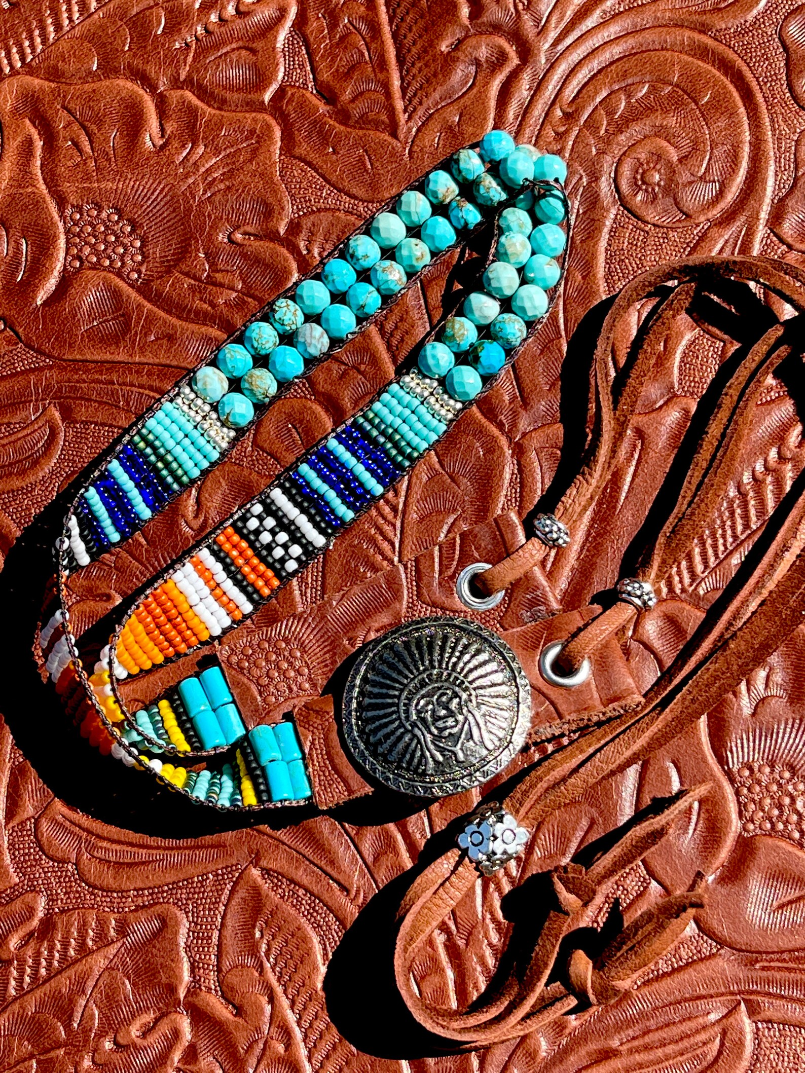 Serape Western Hatband, La Gringa - Etsy