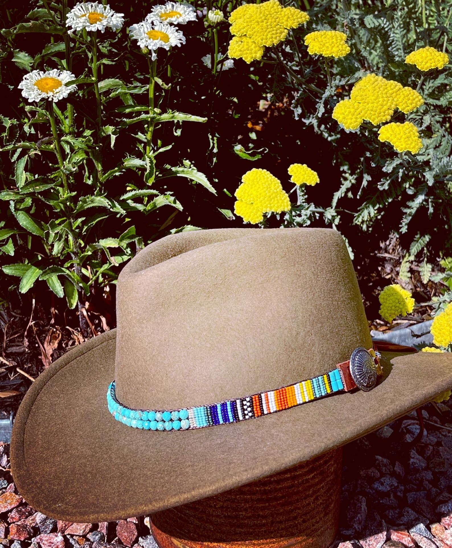 Serape Western Hatband, La Gringa - Etsy