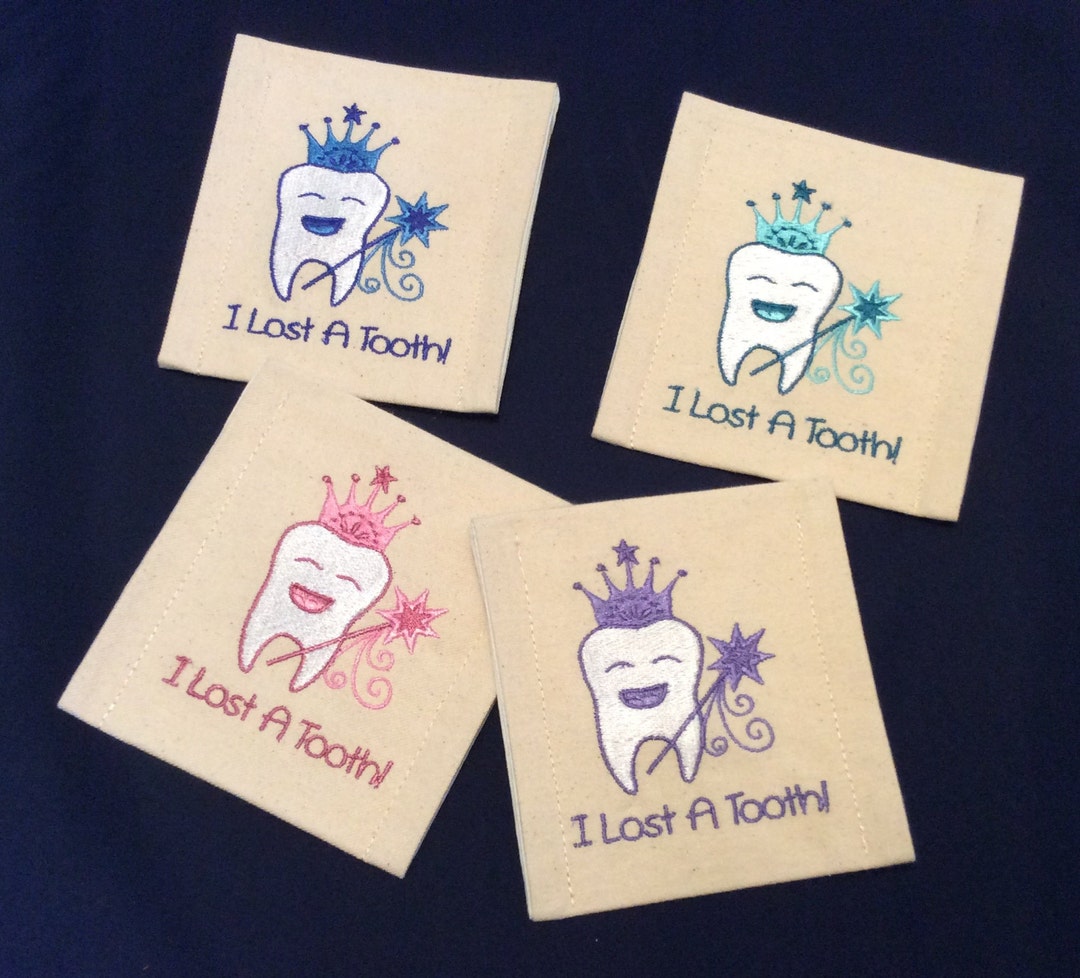 Tooth Holder - "i Lost My Tooth" Pouch - Under the Pillow Tooth Pouch ...