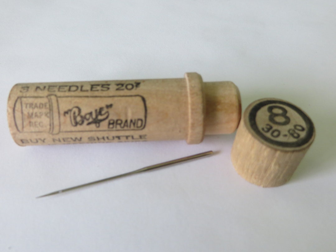 Boye Brand Sewing Machine Needle With Wooden Case, Size 8 - Etsy