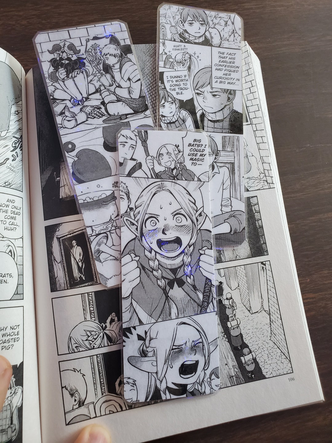 Delicious in Dungeon Handmade Bookmarks - Etsy