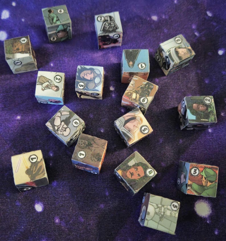 Star Wars Comics Dice - Etsy