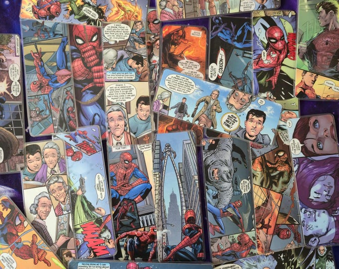 Random Comic Book Cover Bookmark - Etsy
