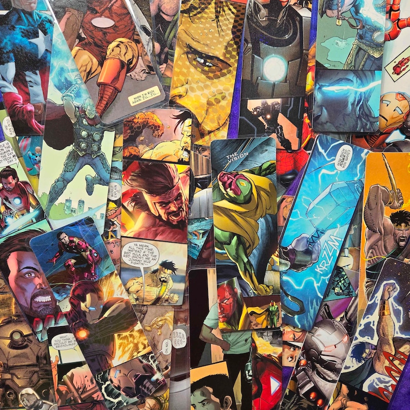 Avengers Bookmark - Etsy