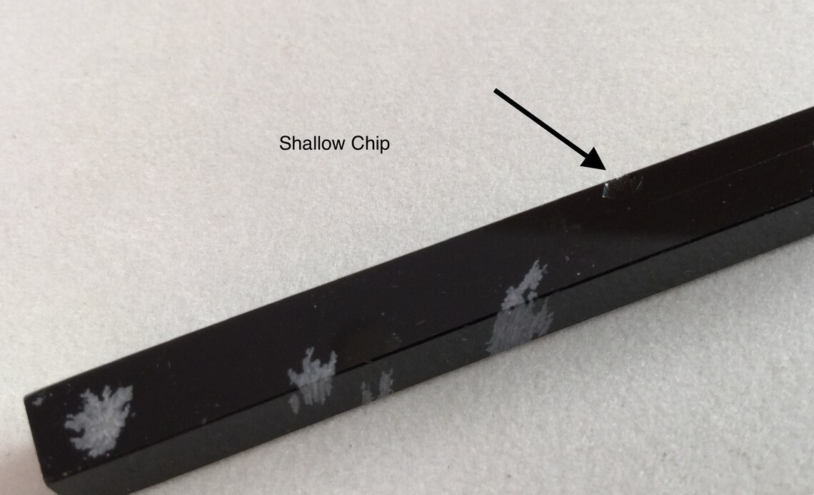 Gem Quality Snowflake Obsidian Rod Cut in Germany C 1989-c 6mm Sq X 4 3 ...