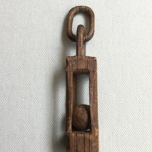 Whimsy Captured Ball and Chain Hand Carved Vintage Toy & Whimsy Stick ...