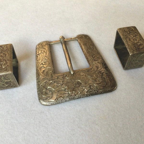 Sterling Silver Belt Buckle - Etsy