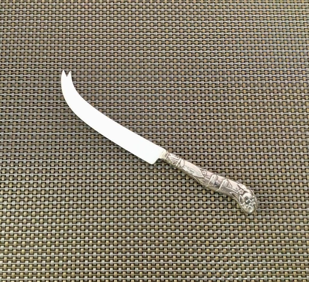 Greenleaf and Crosby Sterling Silver Cheese Knife - Stamped Greenleaf ...