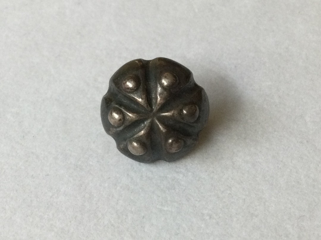 William Spratling Peyote Button Design Screw Back Earring - Stamped ...