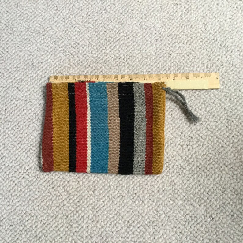 Authentic Vintage Chimayo Multi-color Striped Clutch Bag #1 OR #2 W ...