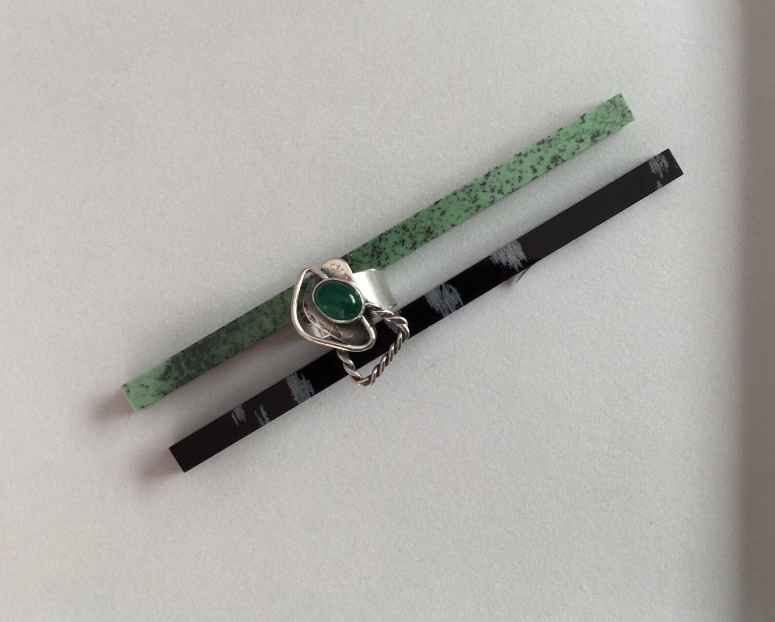 Gem Quality Snowflake Obsidian Rod Cut in Germany C 1989-c 6mm Sq X 4 3 ...