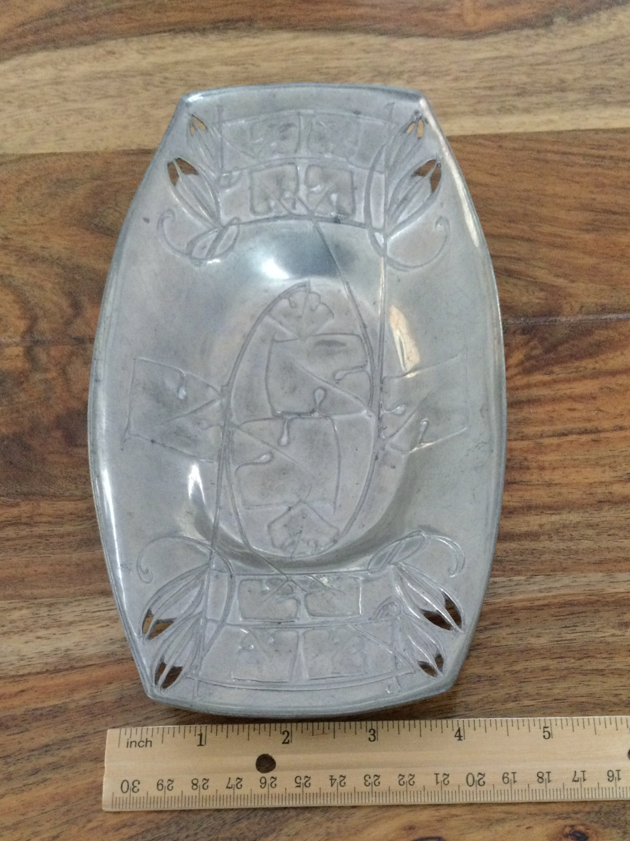 Archibald Knox, Art Deco Nouveau Tudric Pewter Dish Number 0547 ...