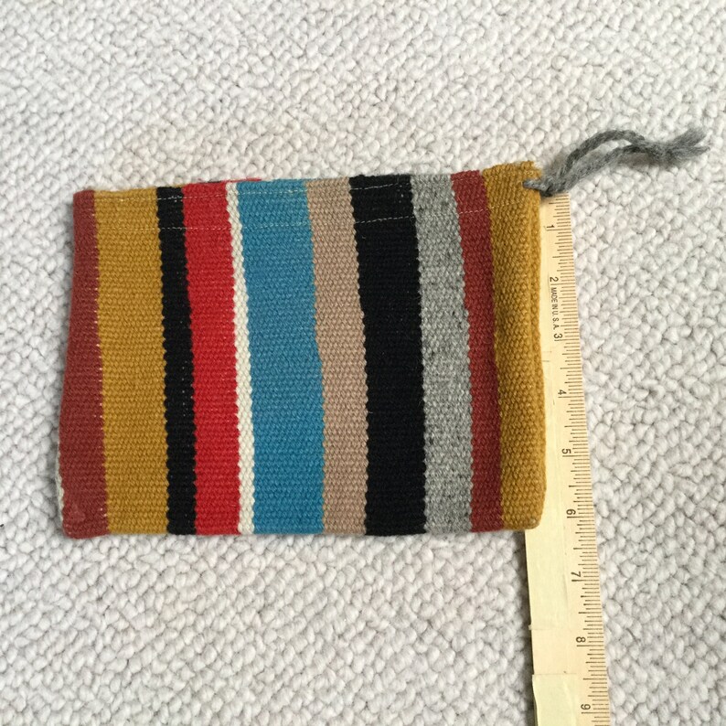 Authentic Vintage Chimayo Multi-color Striped Clutch Bag #1 OR #2 W ...