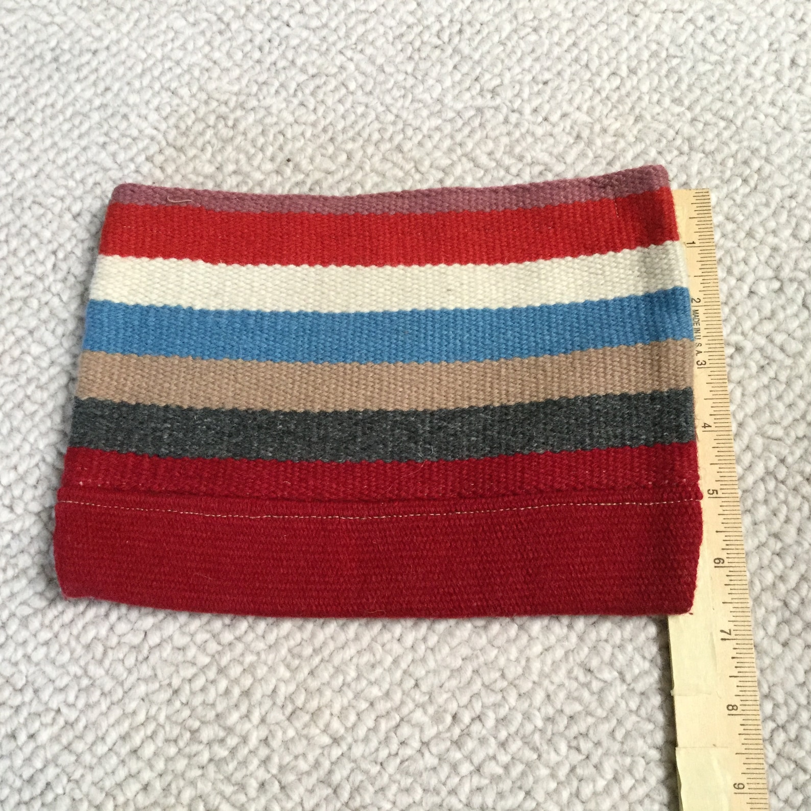Authentic Vintage Chimayo Multi-color Striped Clutch Bag #1 OR #2 W ...