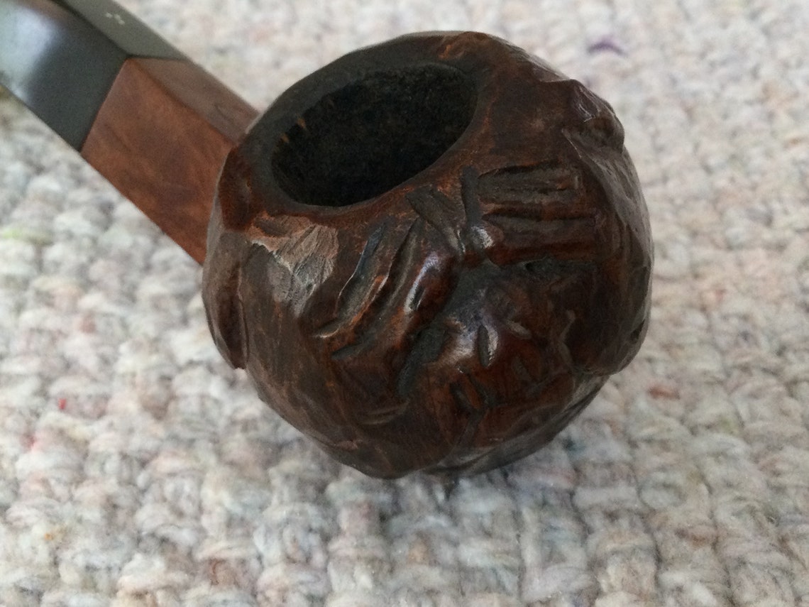 Vintage JRV Speciale Carved bulldog Smoking Pipe Gently Used Condition ...