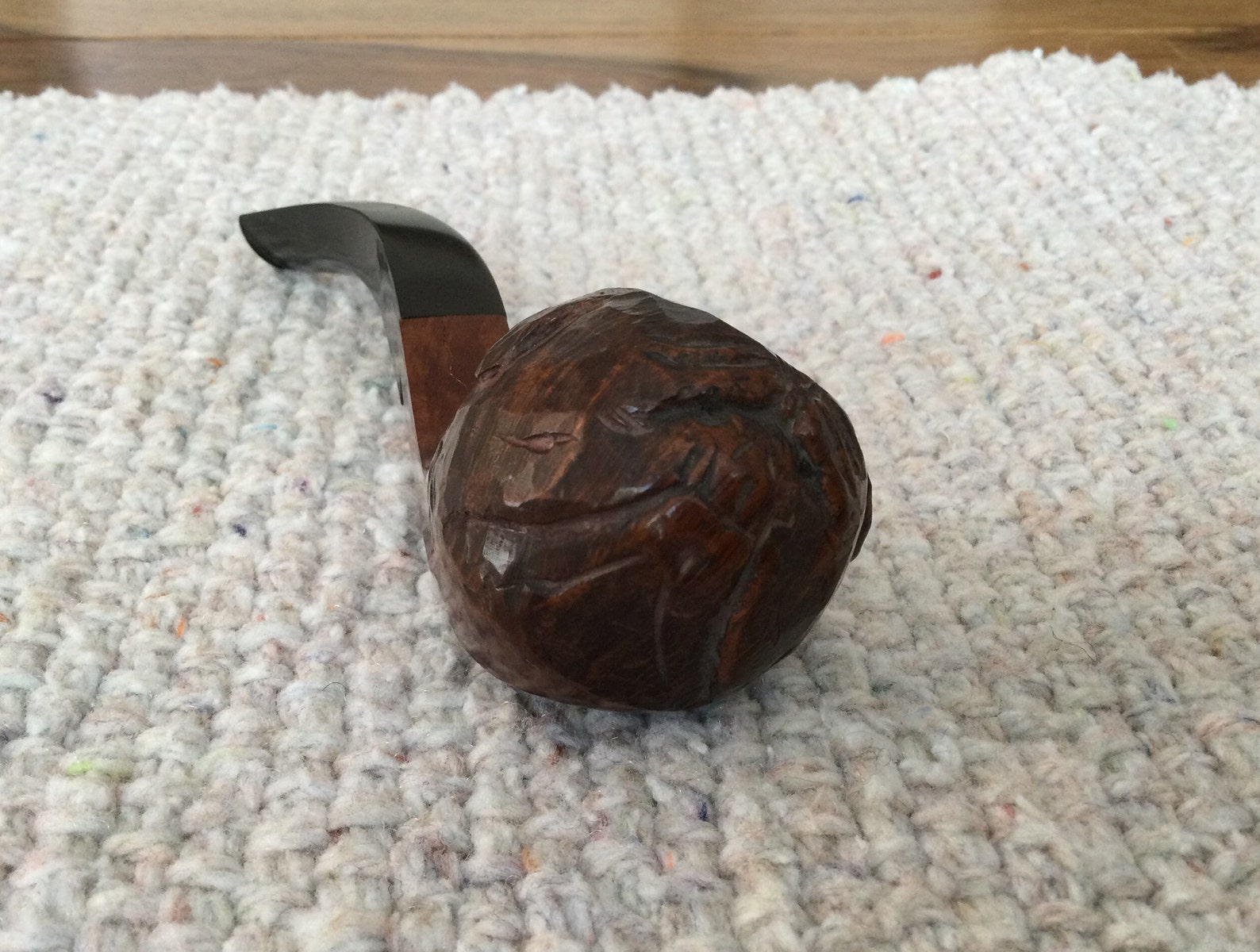 Vintage JRV Speciale Carved bulldog Smoking Pipe Gently Used Condition ...