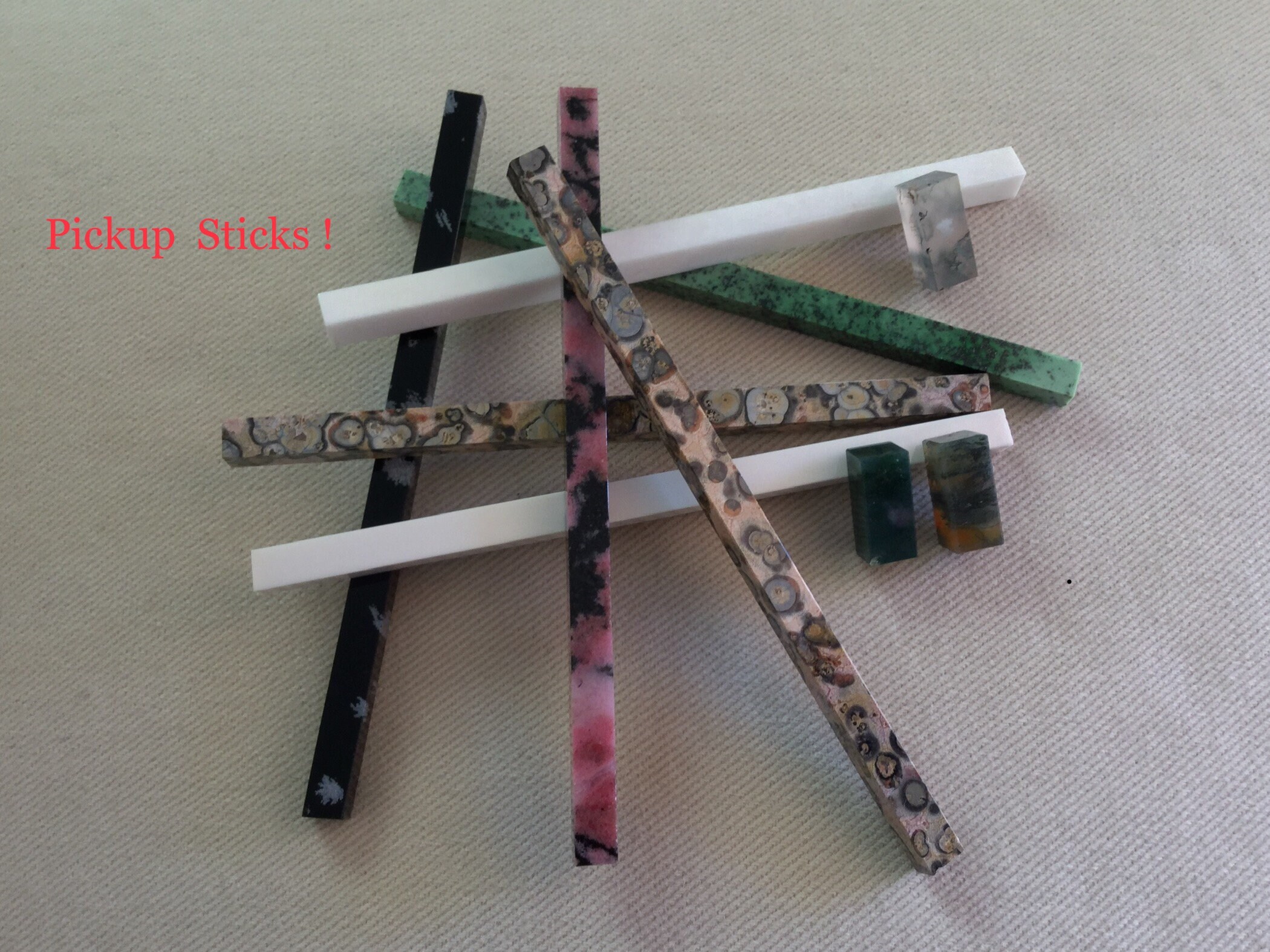 Gem Quality Snowflake Obsidian Rod Cut in Germany C 1989-c 6mm Sq X 4 3 ...