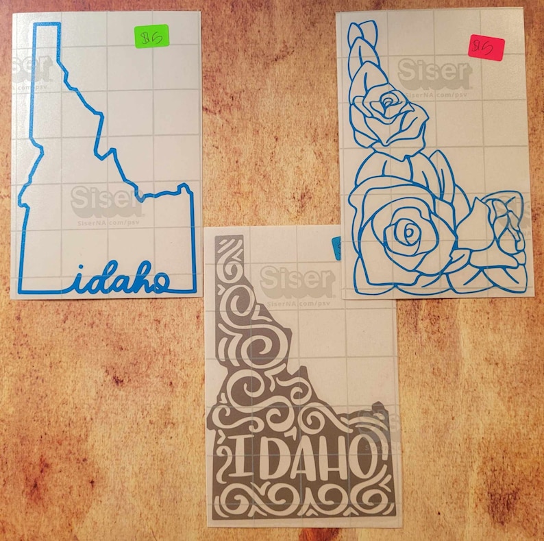Idaho State Vinyl Decal - Etsy