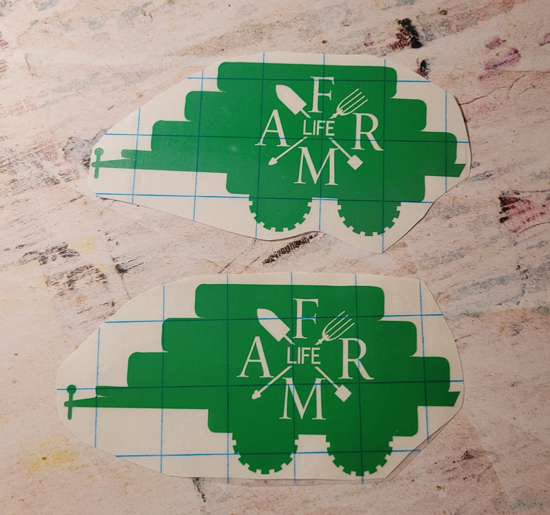 Farm Life Hay Trailer. Vinyl Decal - Etsy