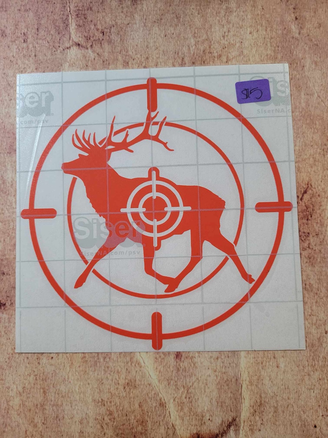 Elk With Crosshairs Facing Left Decal - Etsy