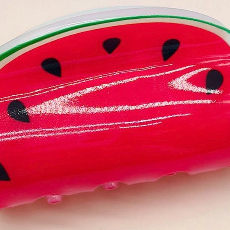 Watermelon Claw Hair Clip - Etsy