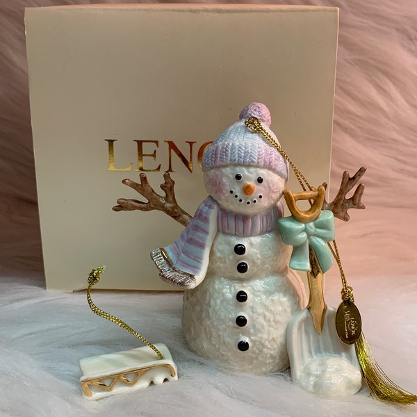 Lenox Snowman - Etsy
